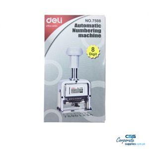 Auto Numbering Machine 8 Digits Deli Brand | Steel Machine