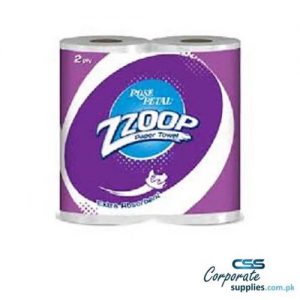 Zzoop Paper Towel (Twin Pack) - Rose Petal | Wrapped and Unwrapped