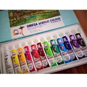 Omega Acrylic 12 Colour Set